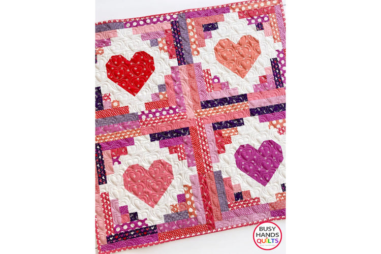 Quilty Cabins Wall Hanging / Baby Quilt in Sincerely Yours! – Busy ...
