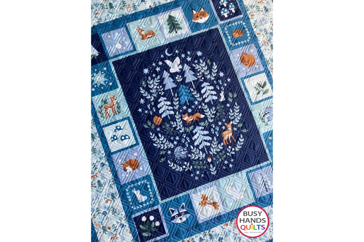 Twilight Creatures Throw Quilt – Busy Hands Quilts