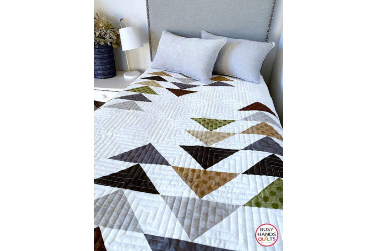 Formation Throw Quilt in Moda Grunge Seeing Spots! – Busy Hands Quilts
