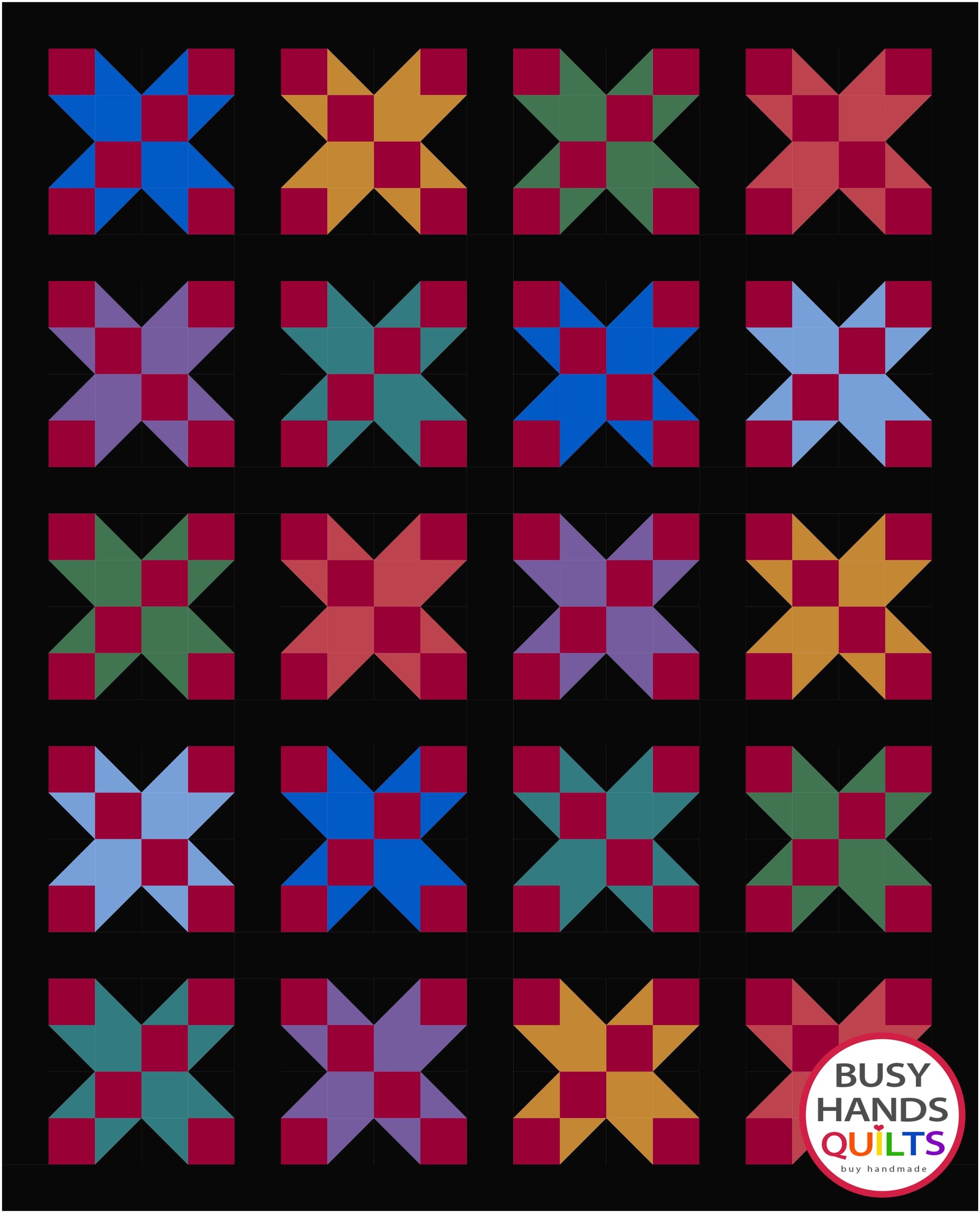 Jacks Quilt Pattern PDF DOWNLOAD – Busy Hands Quilts