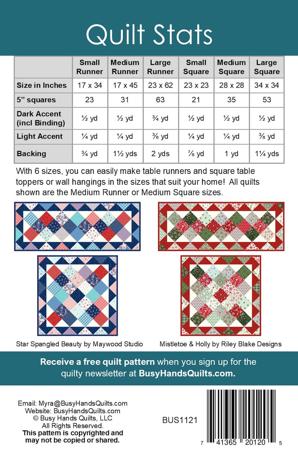 Jolie Quilt Pattern PRINTED – Busy Hands Quilts