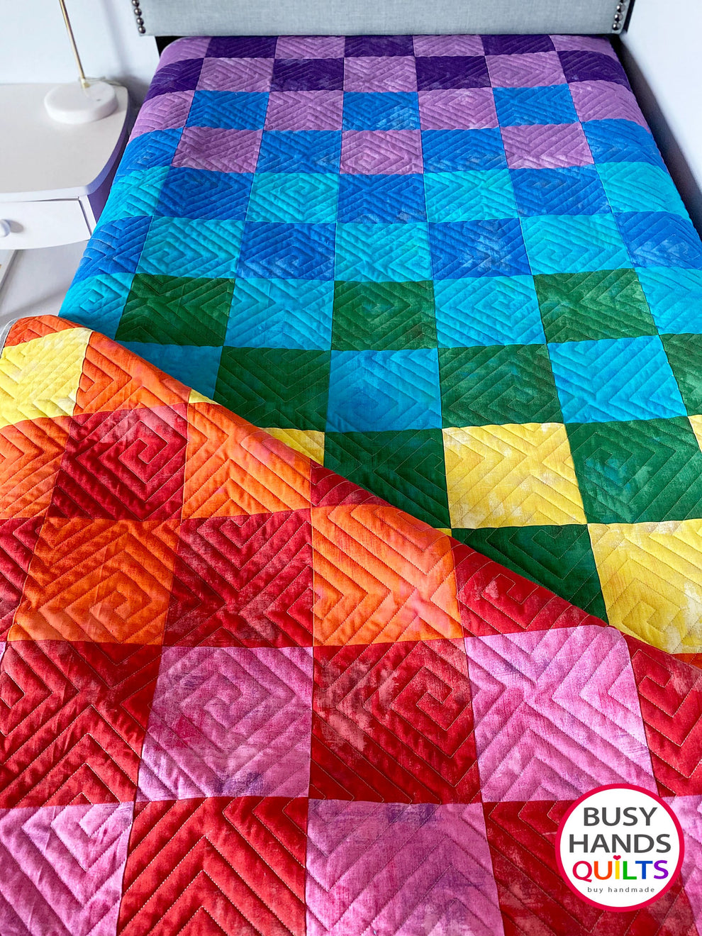 Pixelation Quilt Pattern by Busy Hands Quilts