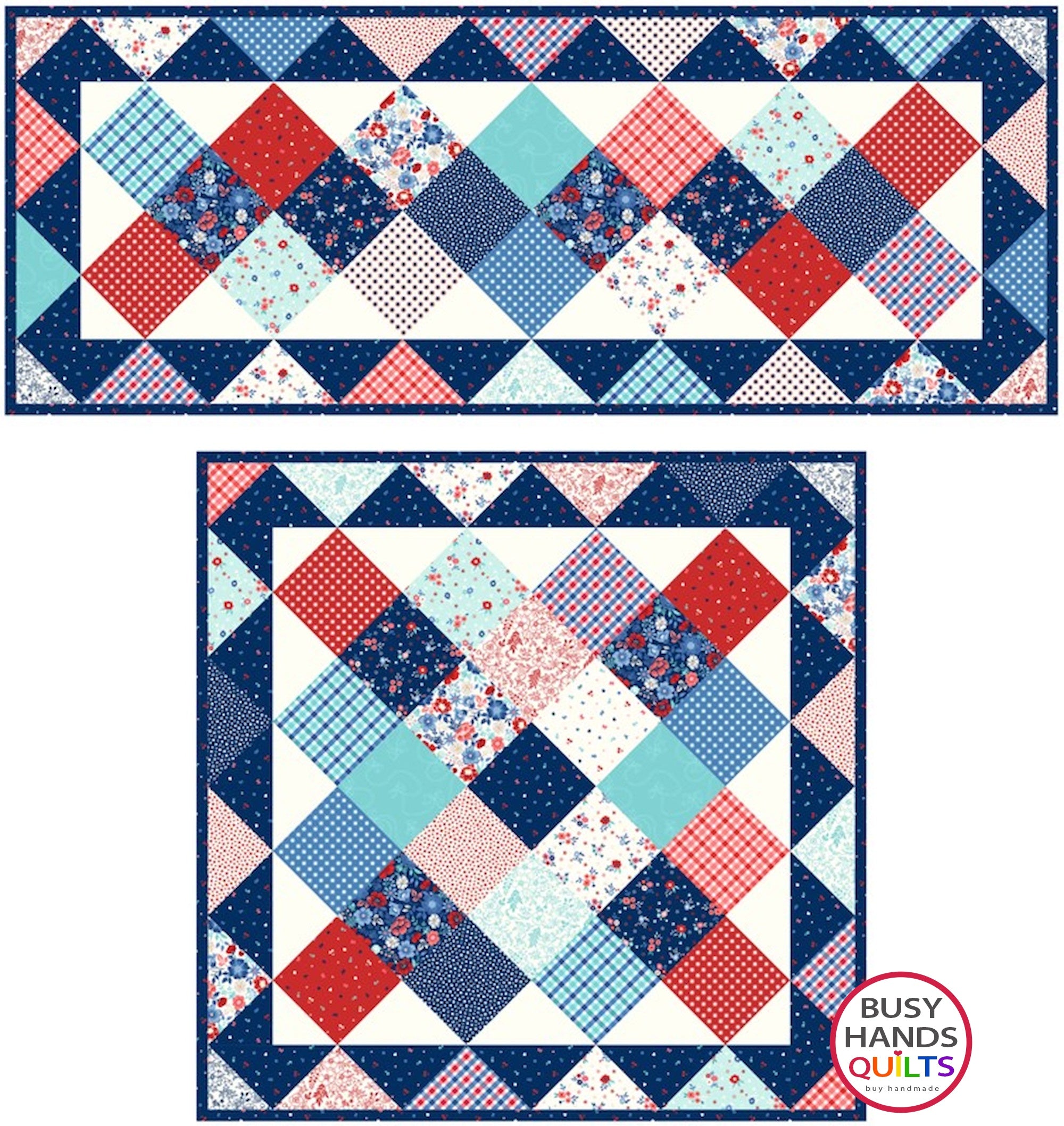 Jolie Quilt Pattern PRINTED – Busy Hands Quilts