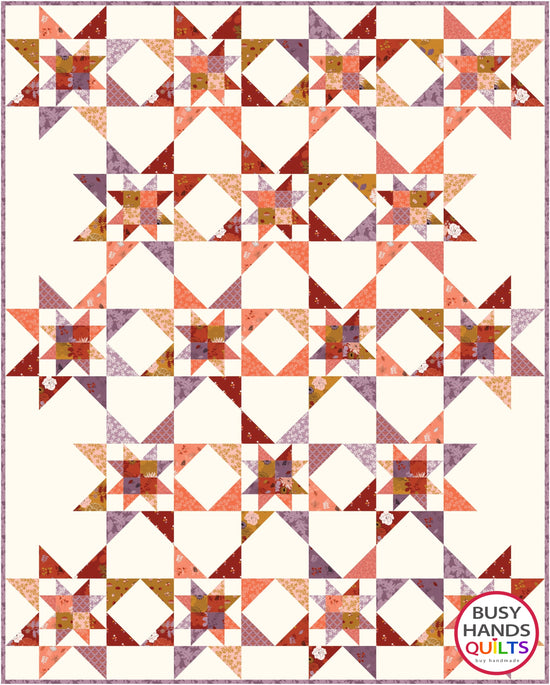 Fireworks Quilt Pattern PRINTED – Busy Hands Quilts