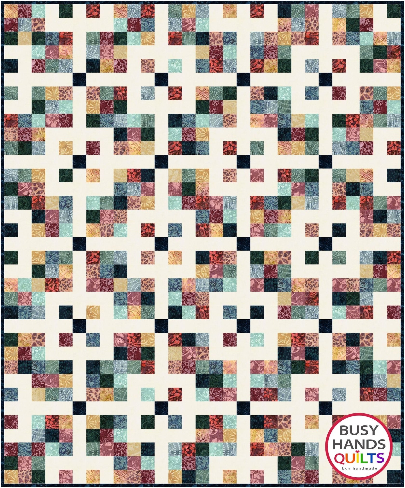 Grid Pop Quilt Pattern PDF DOWNLOAD – Busy Hands Quilts