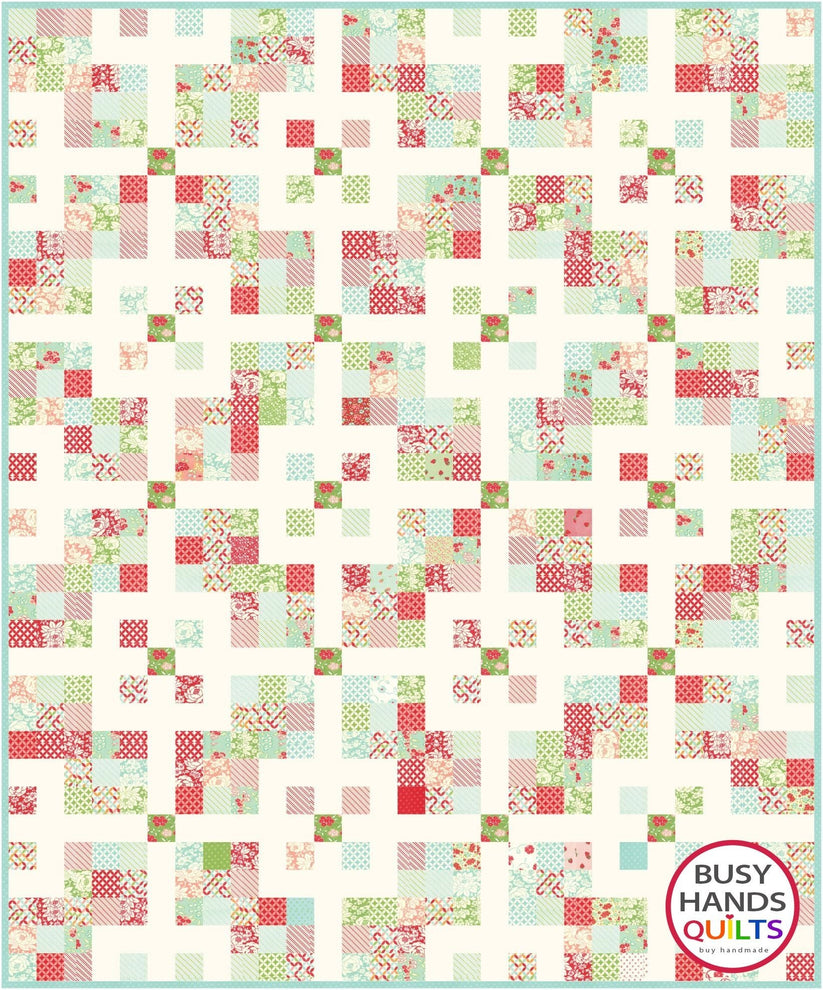 Grid Pop Quilt Pattern PDF Download – Busy Hands Quilts