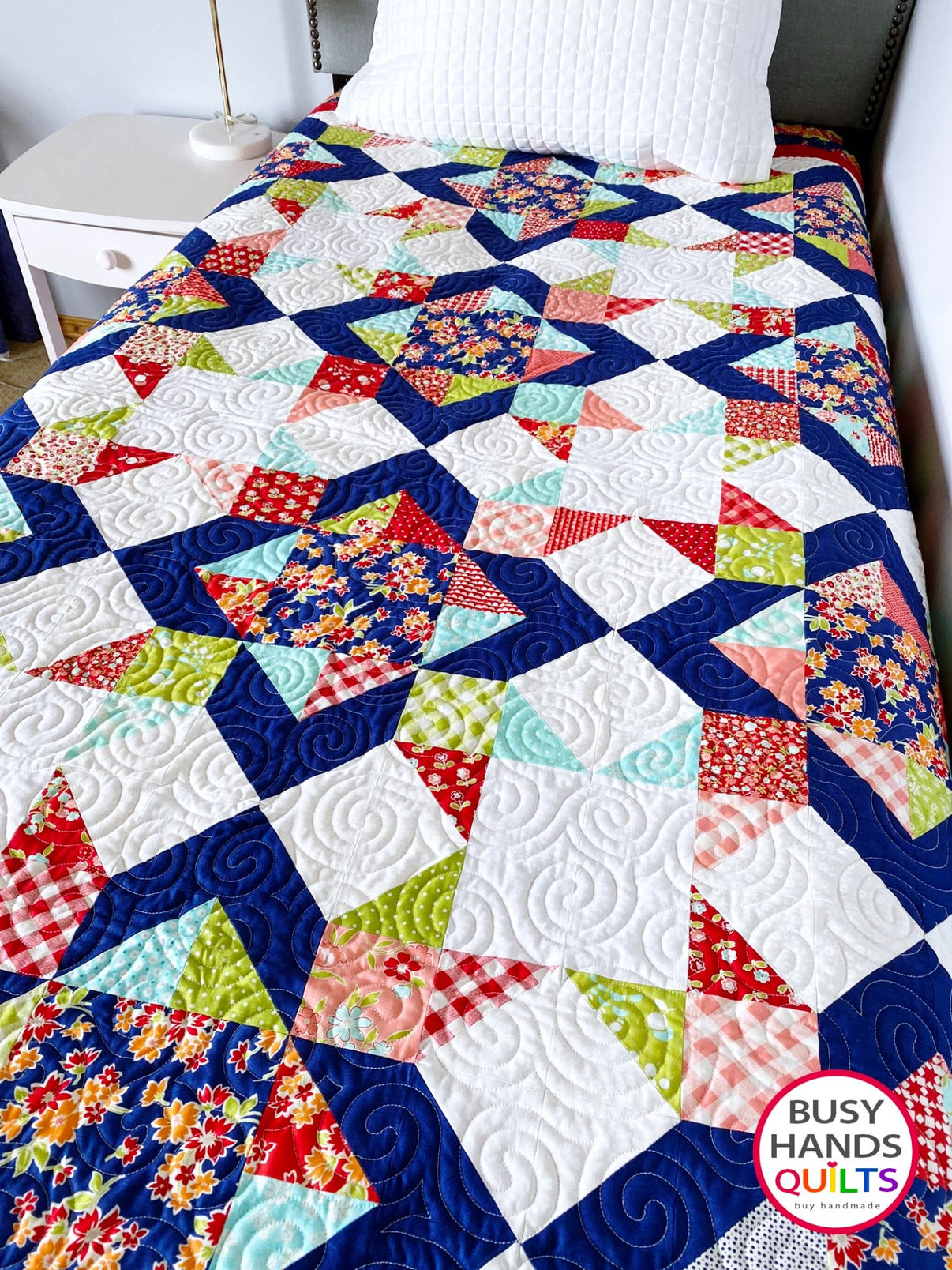 Diamond Dance Quilt Pattern by Busy Hands Quilts