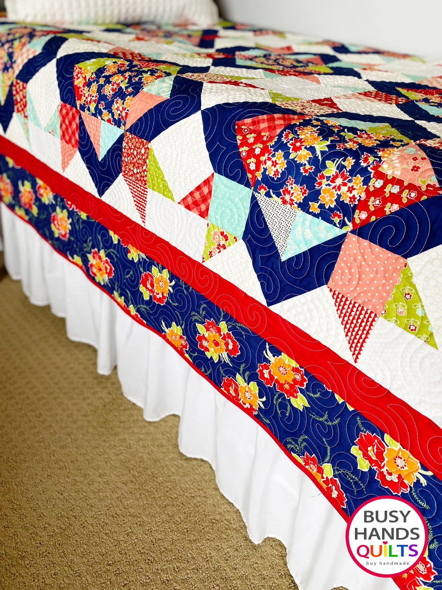 Diamond Dance Quilt Pattern by Busy Hands Quilts