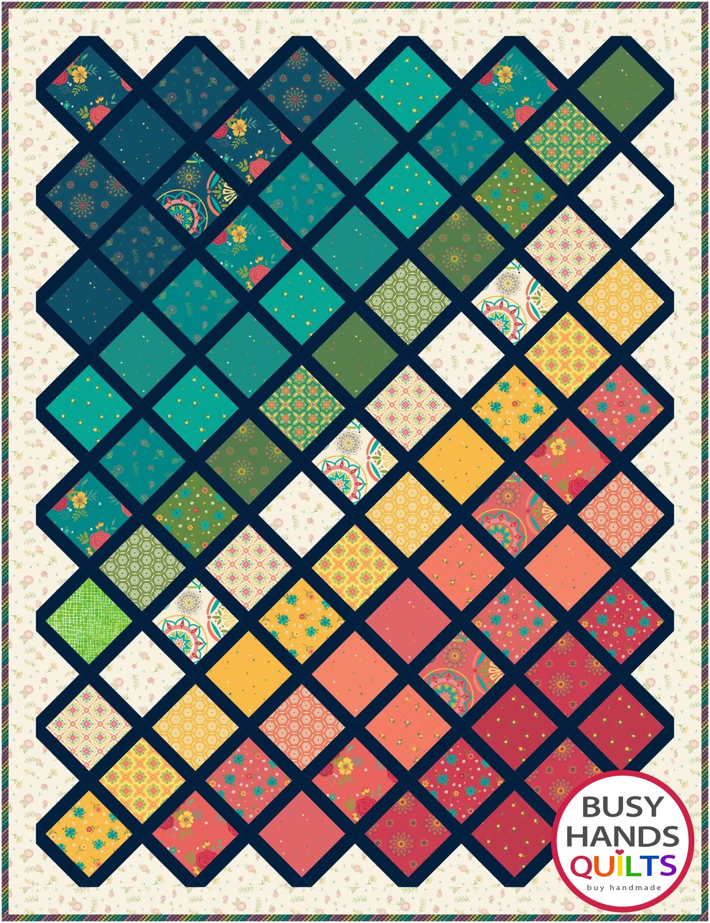 Gradient Quilt Pattern PDF DOWNLOAD – Busy Hands Quilts