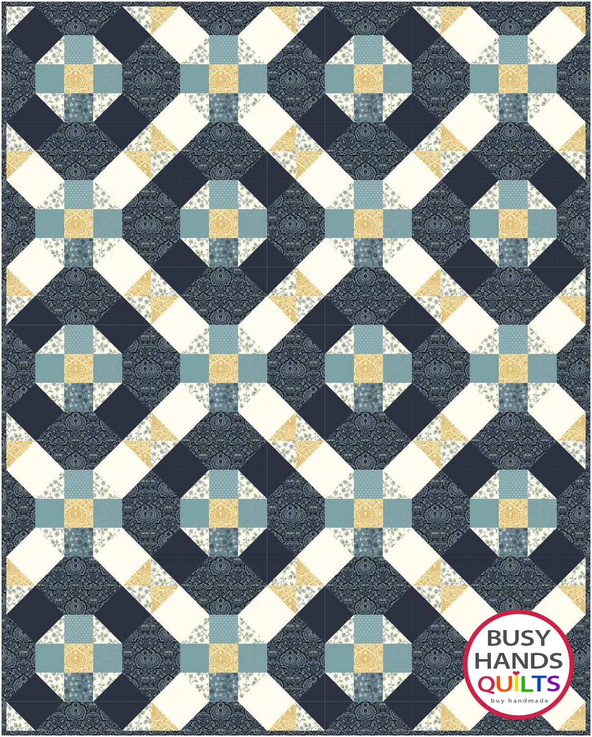 Nantucket Quilt Pattern by Busy Hands Quilts