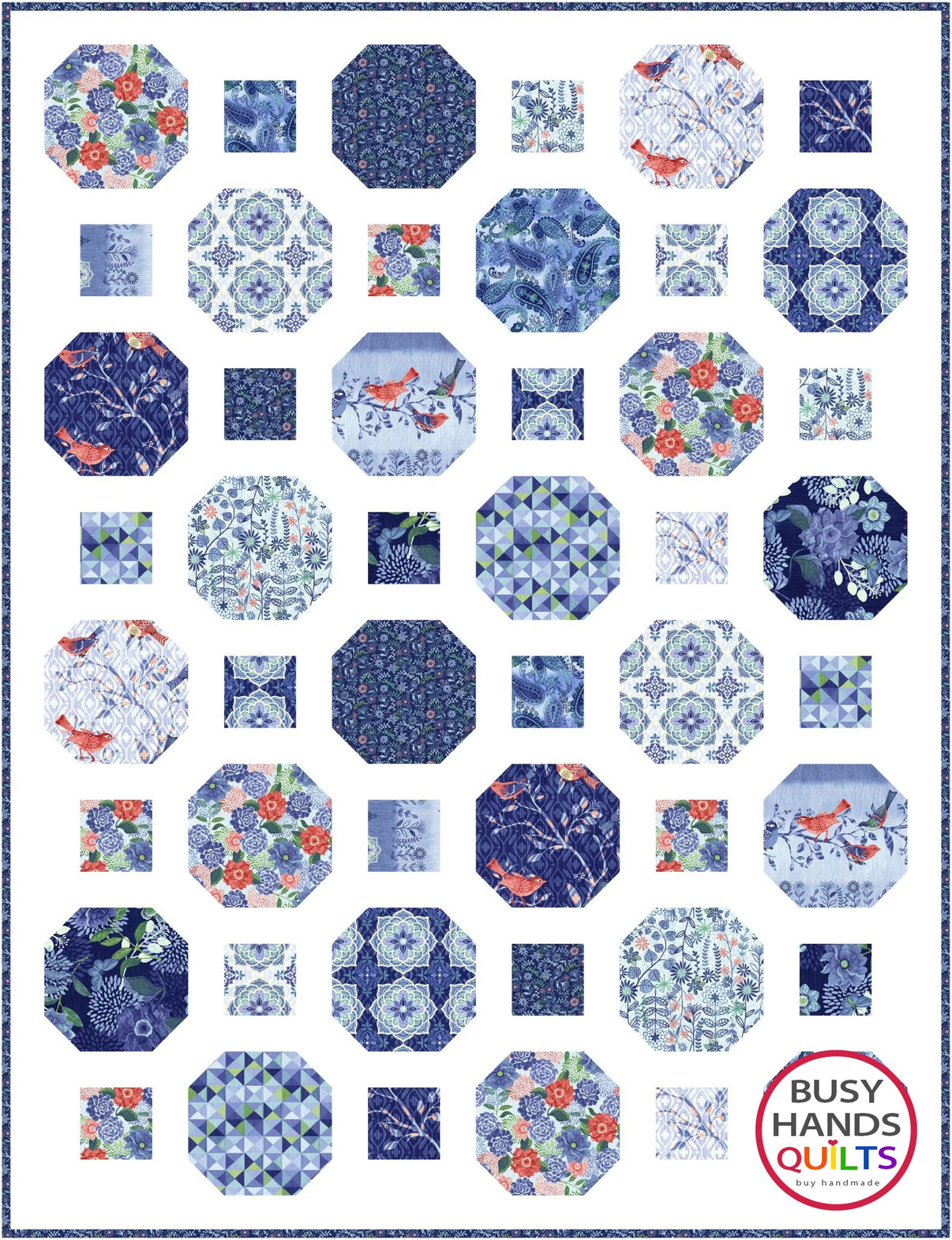 Rolling Around Quilt Pattern by Busy Hands Quilts