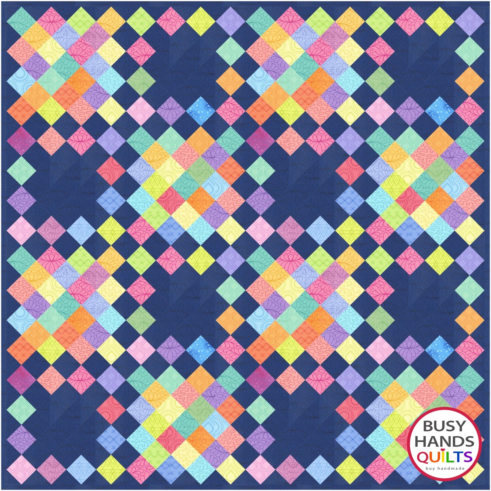 Picnic Plaid Quilt Pattern PRINTED – Busy Hands Quilts