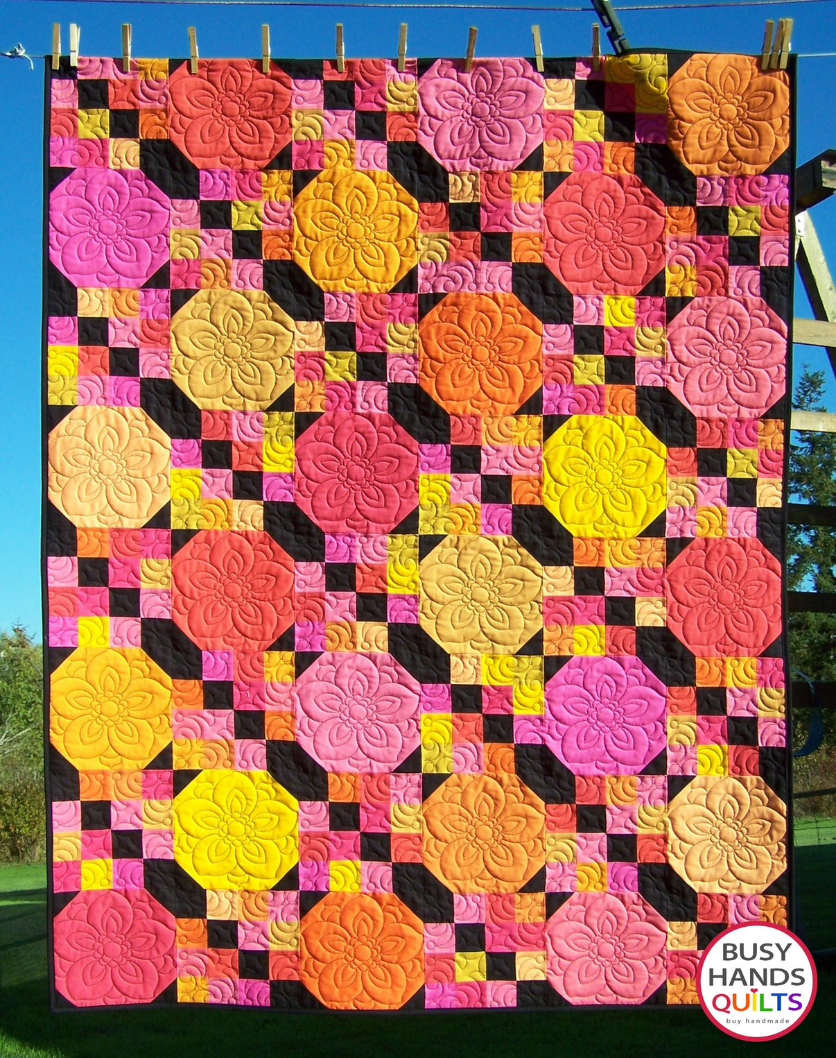 Square Dance Quilt Pattern by Busy Hands Quilts