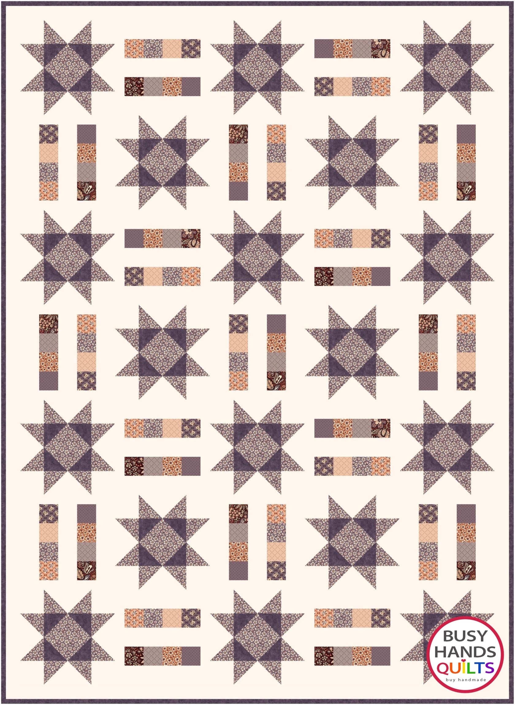 Stars and Stripes Quilt Pattern PRINTED – Busy Hands Quilts