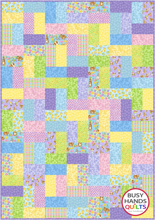 Oh Happy Day Quilt Pattern by Busy Hands Quilts