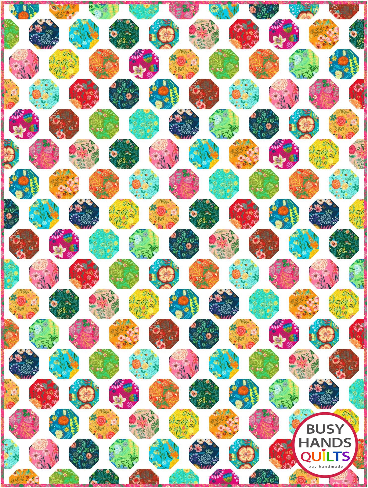 Wild Blooms Quilt Pattern PDF DOWNLOAD – Busy Hands Quilts