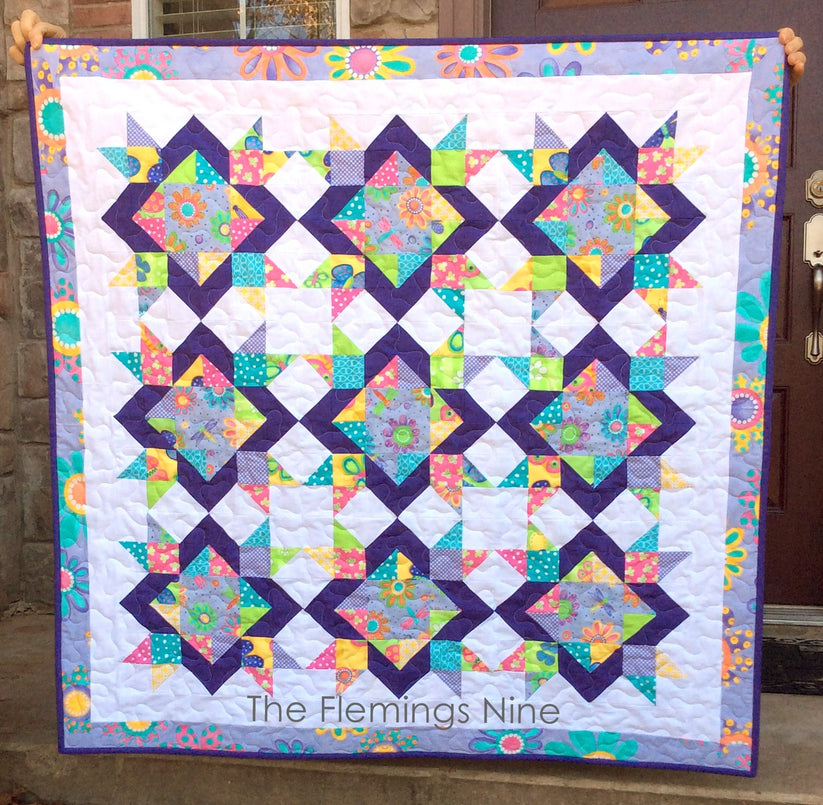 Diamond Dance Quilt Pattern by Busy Hands Quilts