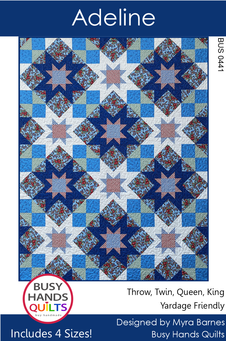 Adeline Quilt Pattern by Busy Hands Quilts
