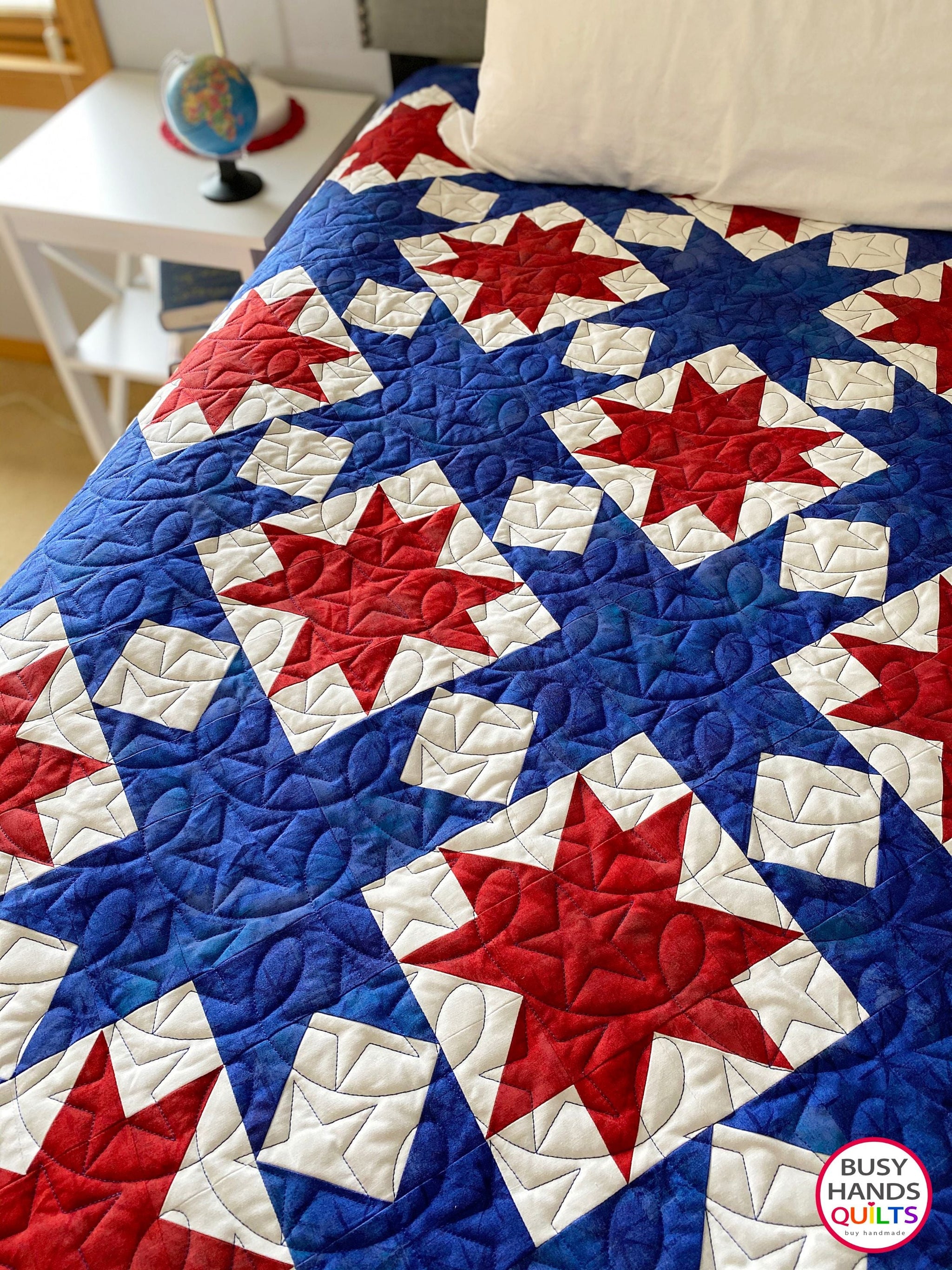 School Colors Quilt Pattern by Busy Hands Quilts