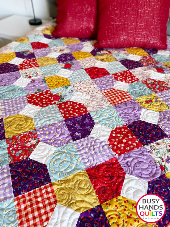Sweetness Quilt Pattern in Printed and PDF Download – Busy Hands Quilts