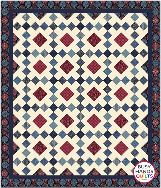 Granny's Square Patch Quilt Pattern by Busy Hands Quilts