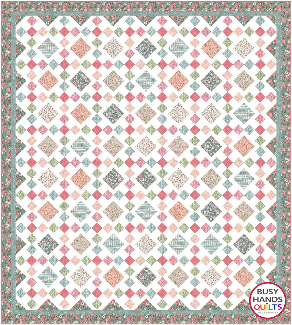 Granny's Square Patch Quilt Pattern by Busy Hands Quilts