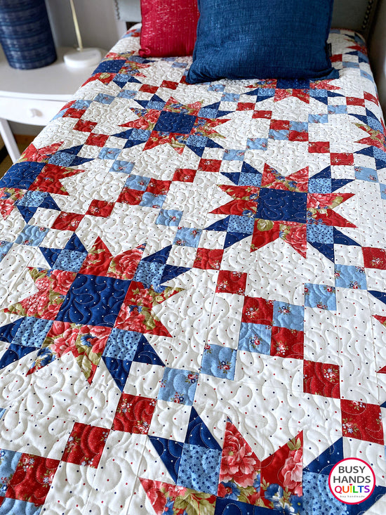 Shooting Stars Quilt Pattern by Busy Hands Quilts