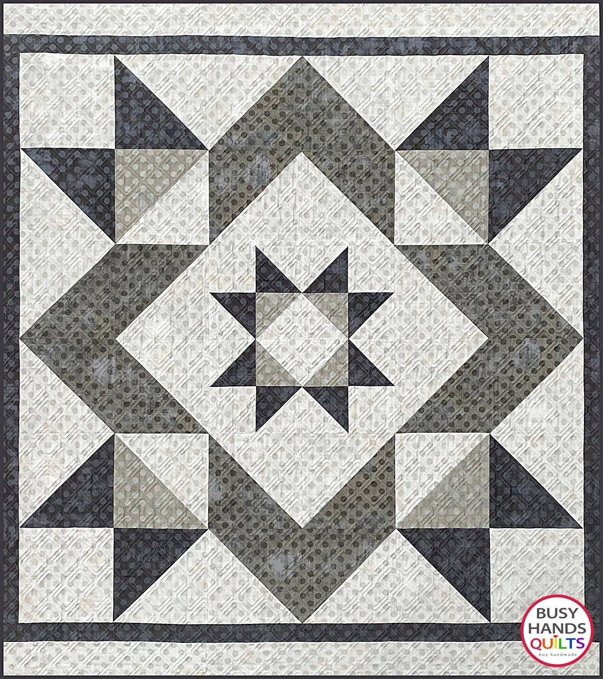 Giant Star Quilt Pattern by Busy Hands Quilts