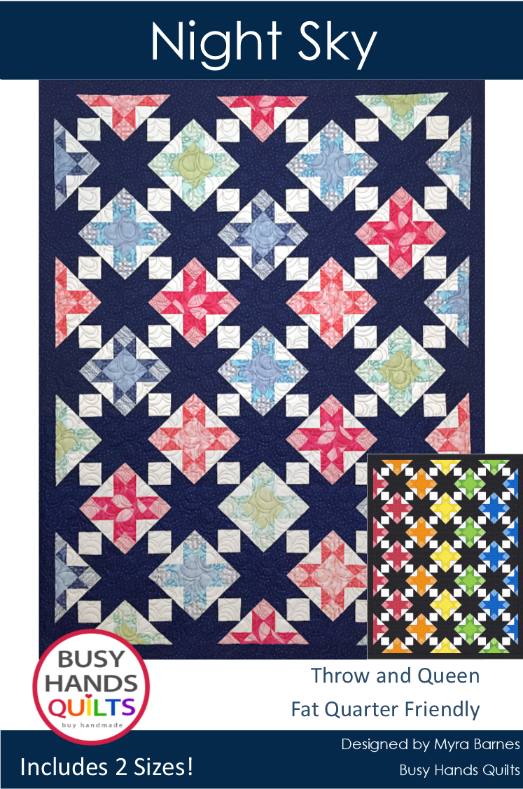 Night Sky Quilt Pattern by Busy Hands Quilts