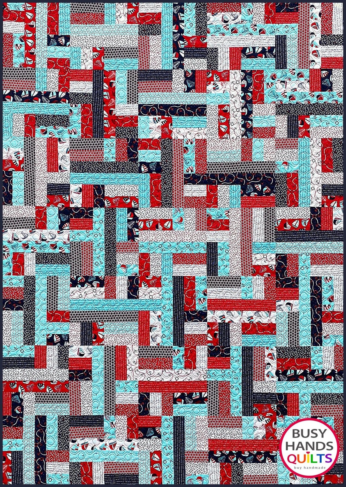 Scrappy Patches Quilt Pattern by Busy Hands Quilts