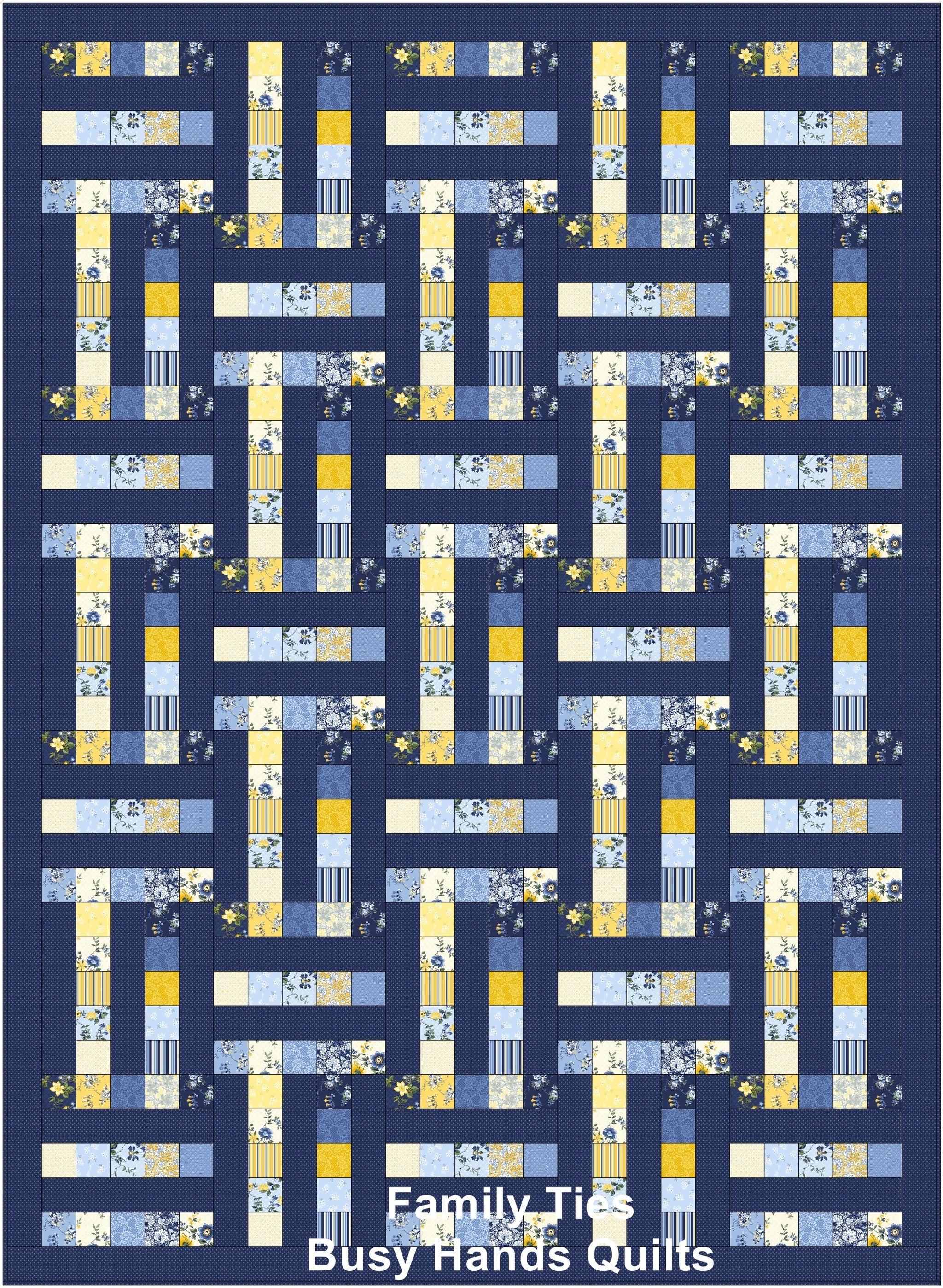 Family Ties Quilt Pattern by Busy Hands Quilts