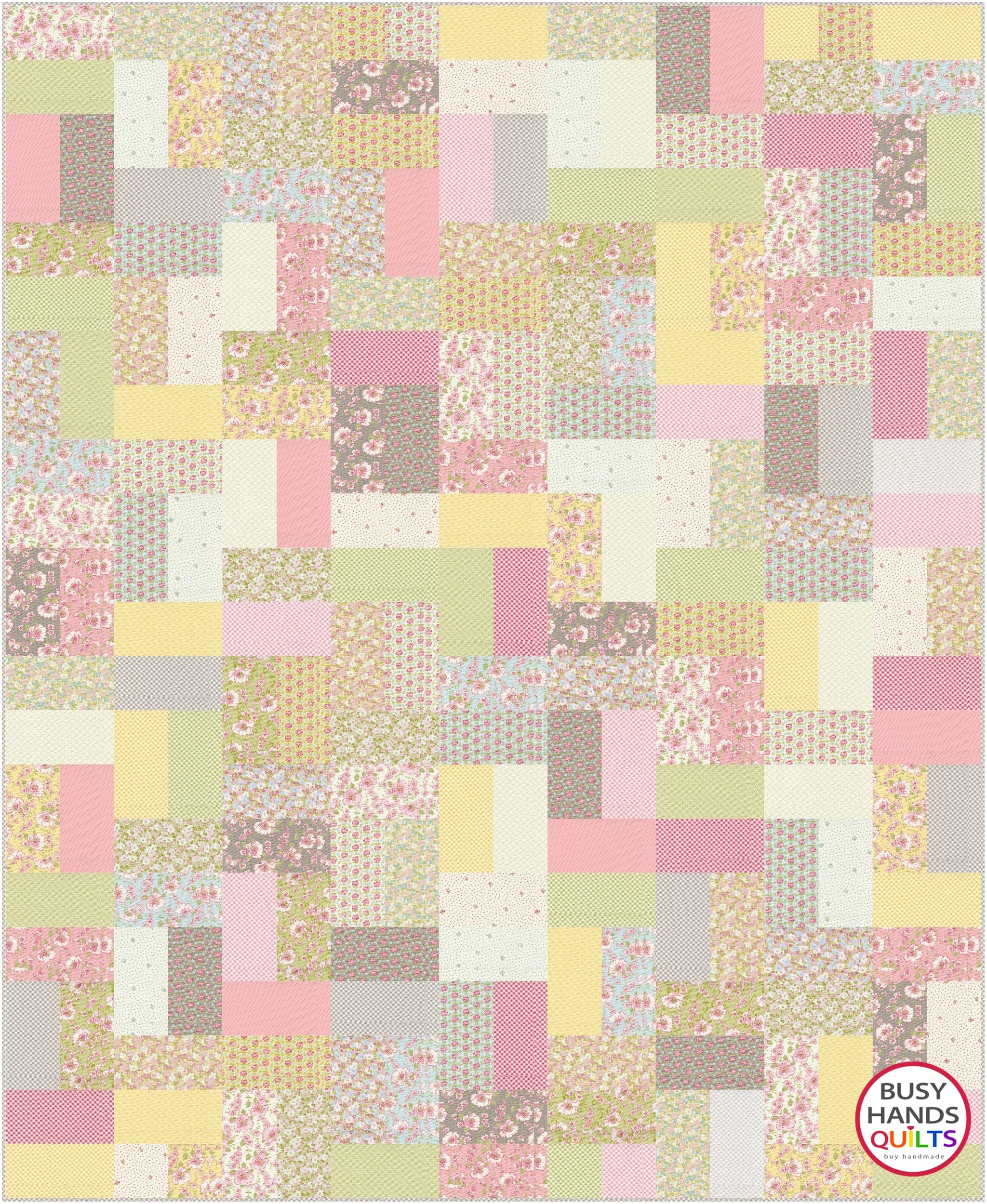 Oh Happy Day Quilt Pattern by Busy Hands Quilts