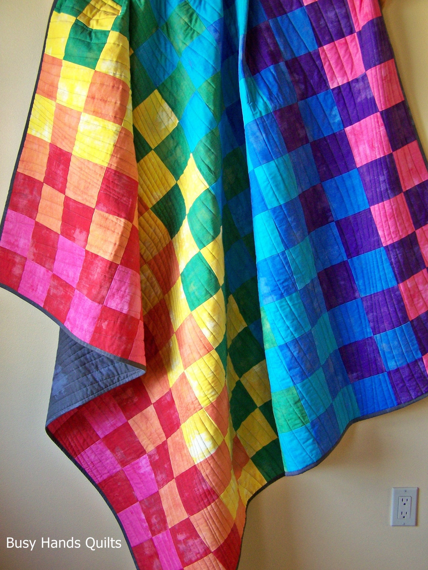 Pixelation Quilt Pattern by Busy Hands Quilts